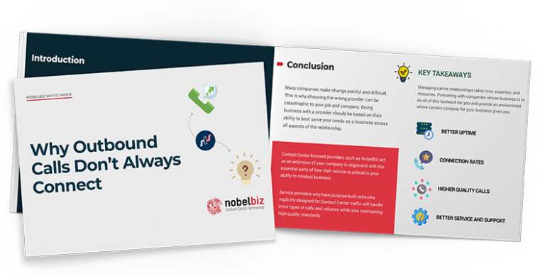 Why Outbound Calls Don't Connect - Nobelbiz Whitepaper