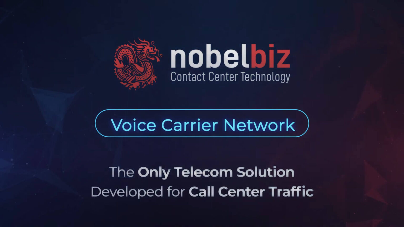 NobelBiz Contact Center Voice Carrier